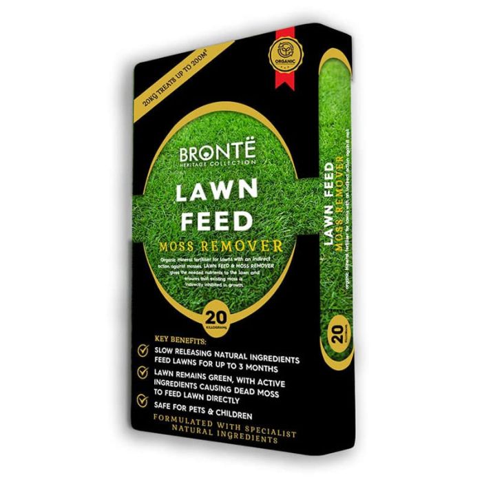 Bronte Lawn Feed Moss Remover - 20kg | Love Gardening